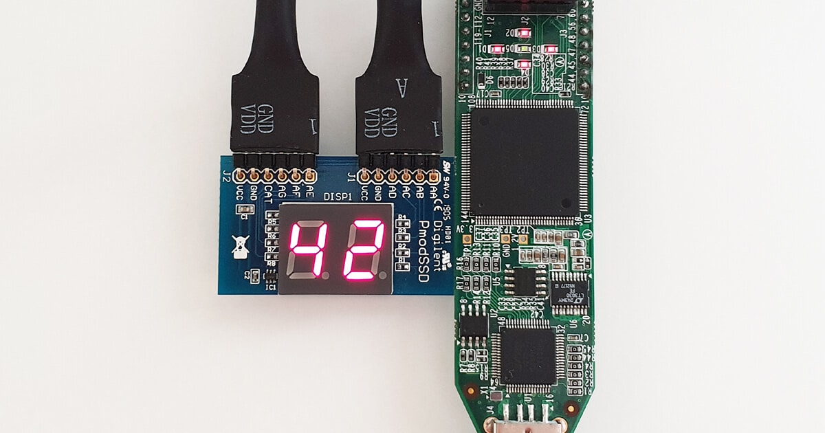 Dual 7 Segment Display Fpga Controller Vhdlwhiz